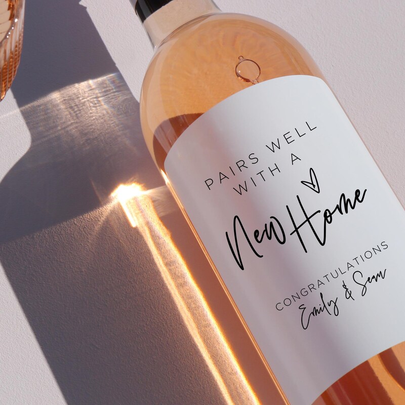 Realtor Wine Label - Etsy