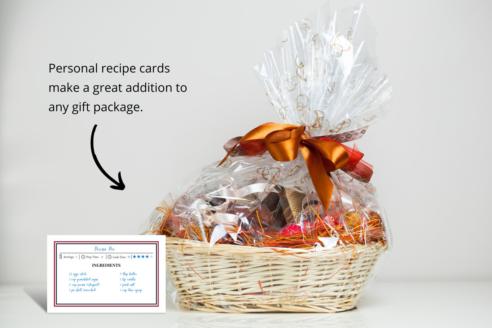 USA Recipe Card Template, Minimalist Recipe Printable, DIY Recipe Card ...