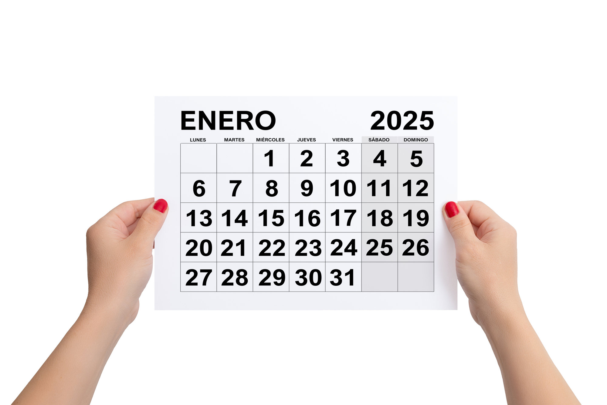 Calendarios 2025 Y 2026 En Español | Printable 2025 & 2026 Spanish ...