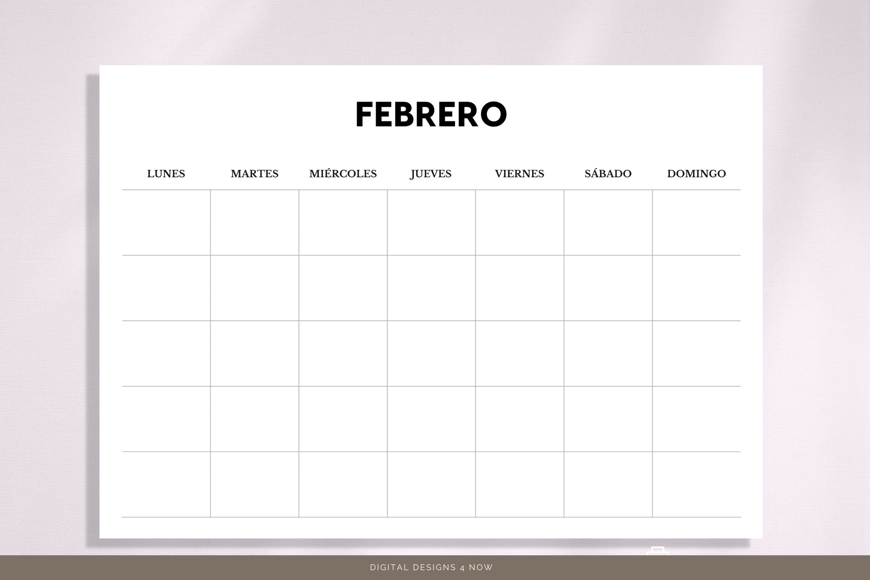 Calendario Perpetuo Español | Spanish Perpetual Calendar | Calendario ...