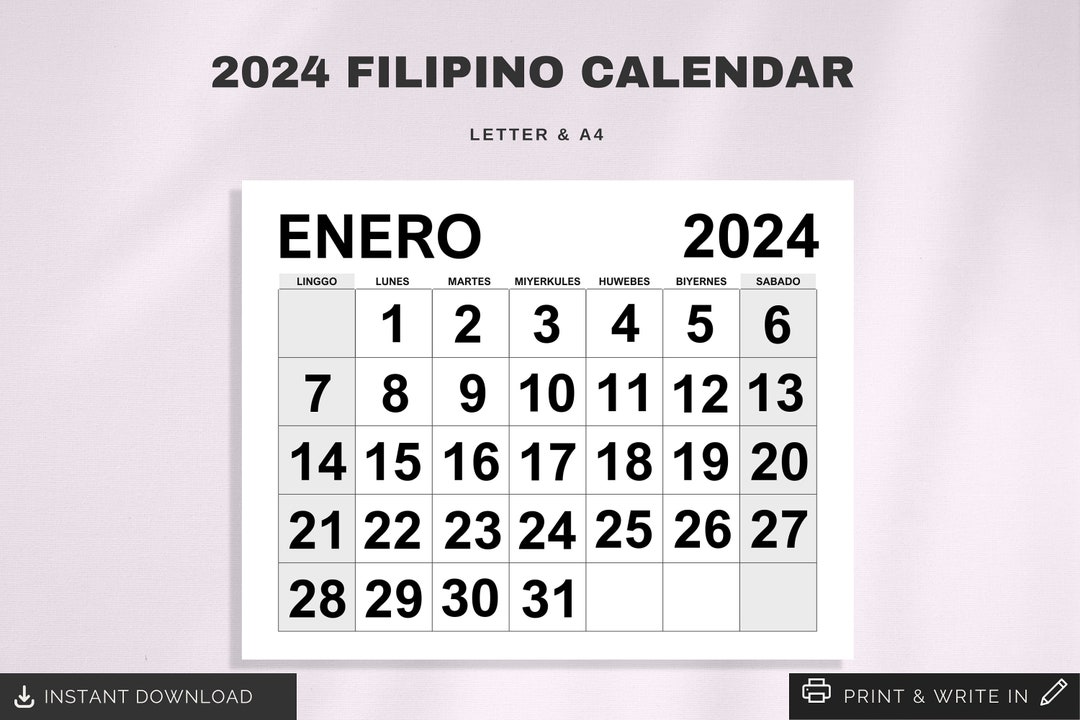 Kalendaryong Tagalog 2024 PDF Printable 2024 Filipino, 01/07/2024 Kalendaryong Tagalog 2024 PDF Printable 2024 Filipino, 01/07/2024
