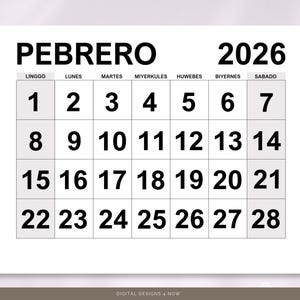 Kalendaryo Ng 2025 at 2026 Sa Tagalog | Printable 2025, 2026 Filipino ...