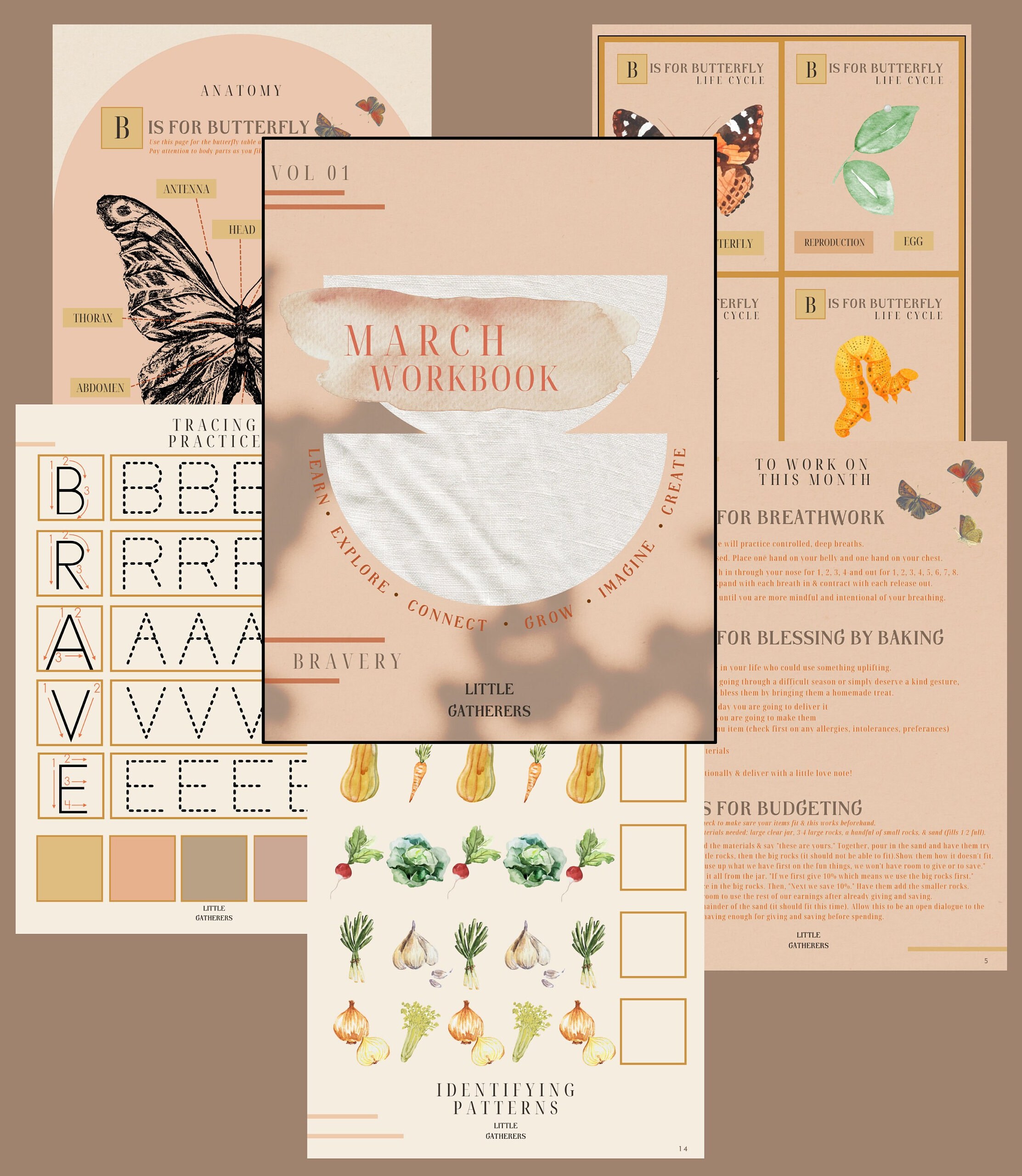 March Preschool Curriculum Workbook - Etsy