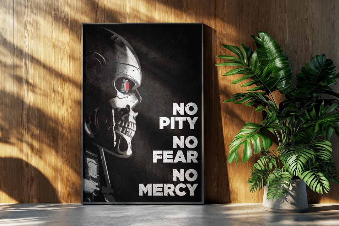 Terminator Poster: T1000 Cyberdyne Skynet Arnold Schwarzenegger Retro ...