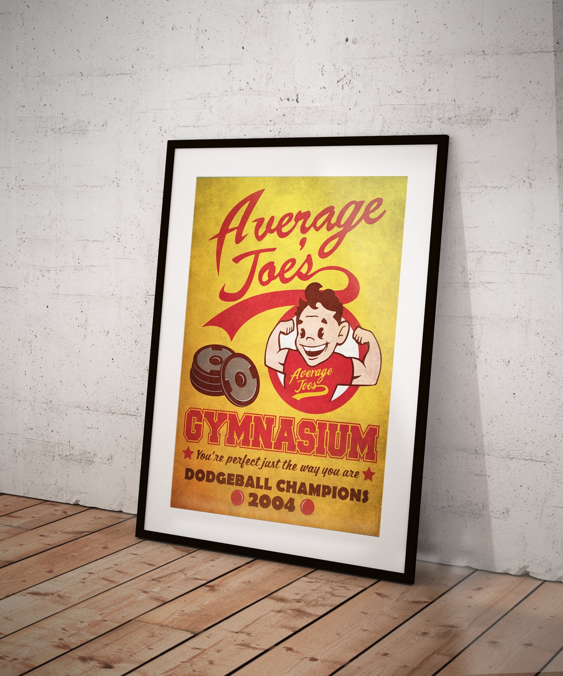 Dodgeball Movie Poster Average Joe's Gym Print Home - Etsy