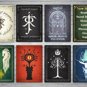 Lord of the Rings Movie Poster Potatoes Kitchen Sign Print - LOTR Home ...