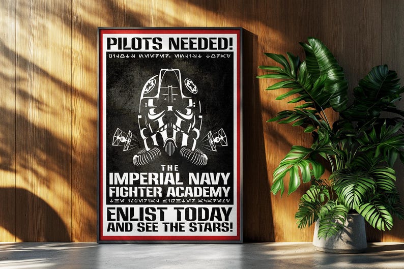 Star Wars Propaganda Poster Set: Galactic Empire Recruitment ...