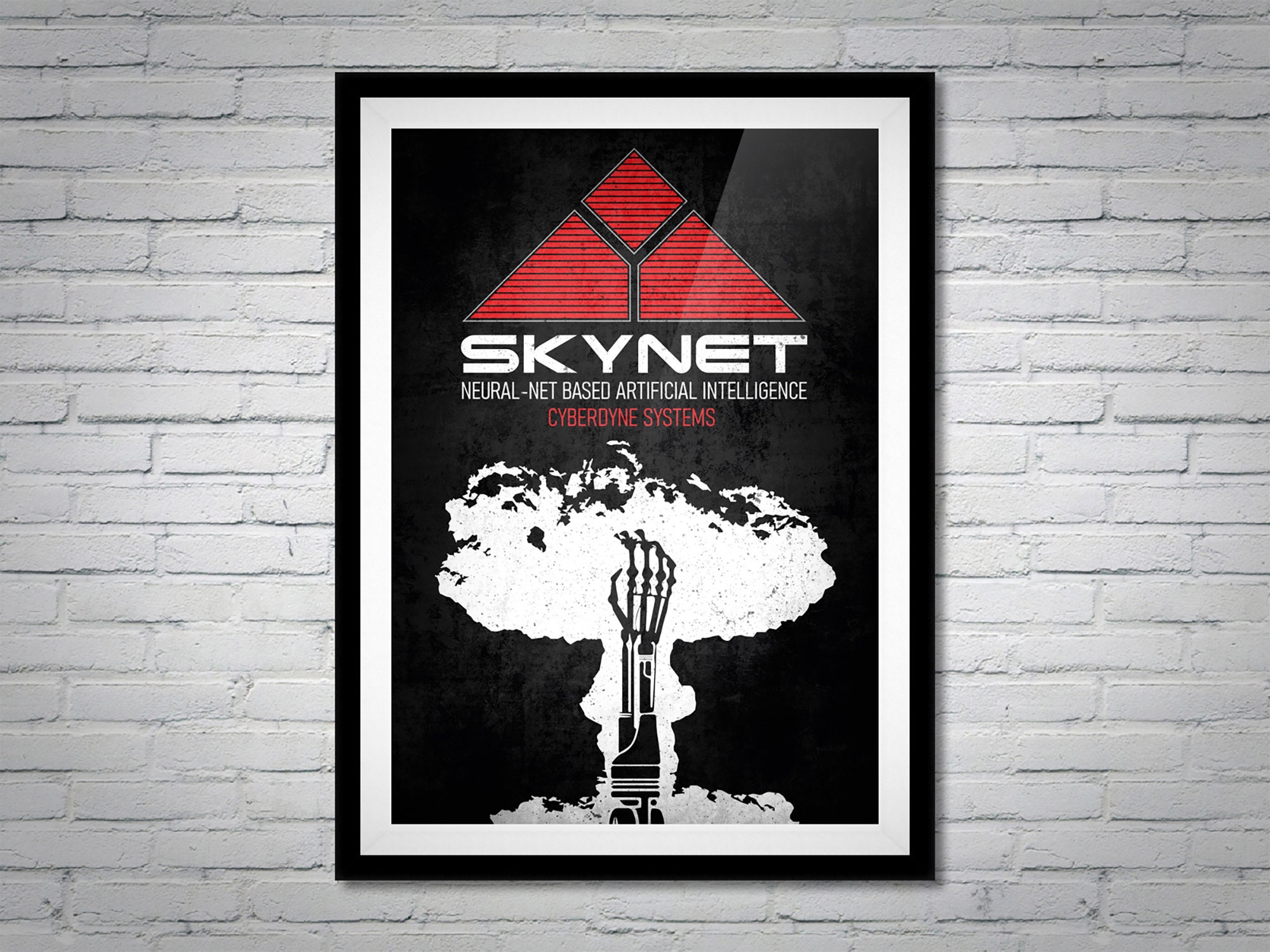 Terminator Movie Poster Skynet Advert Print Home Decor Retro - Etsy