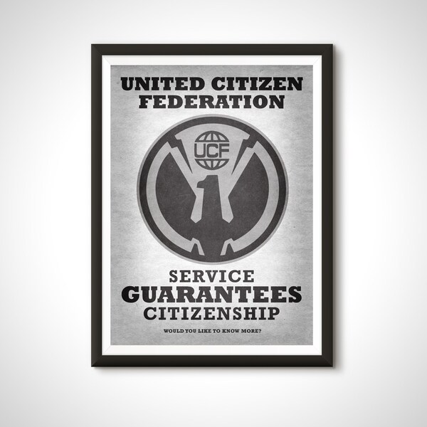 Starship Troopers Propaganda Poster - Etsy