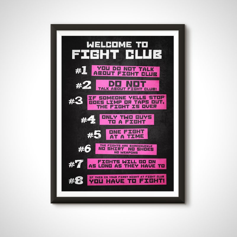 Fight Club - Etsy