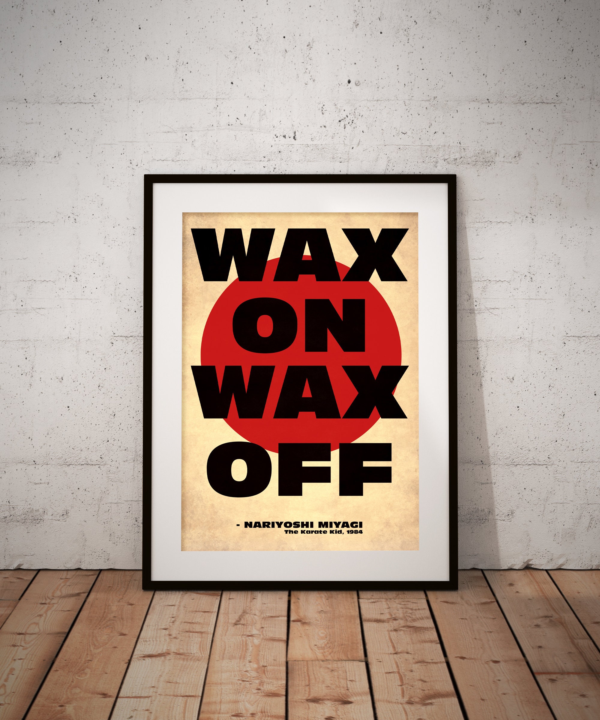 Karate Kid 1984 Wax On Wax Off