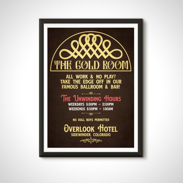 Overlook Hotel - Etsy