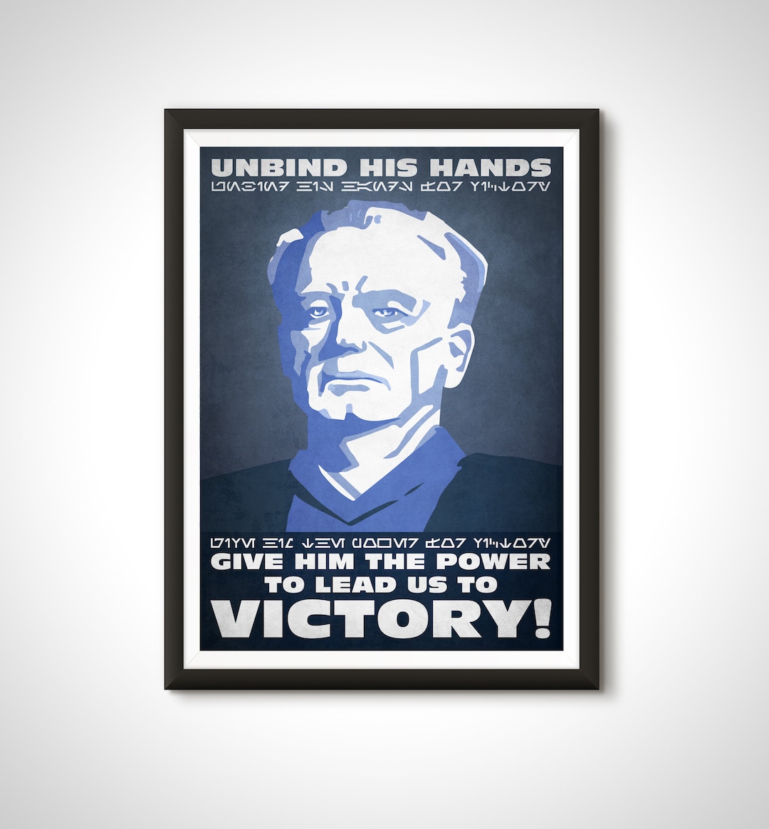 Star Wars Movie Poster Galactic Republic Propaganda Chancellor ...