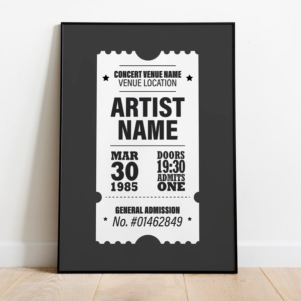 Wedding Gig Poster - Etsy