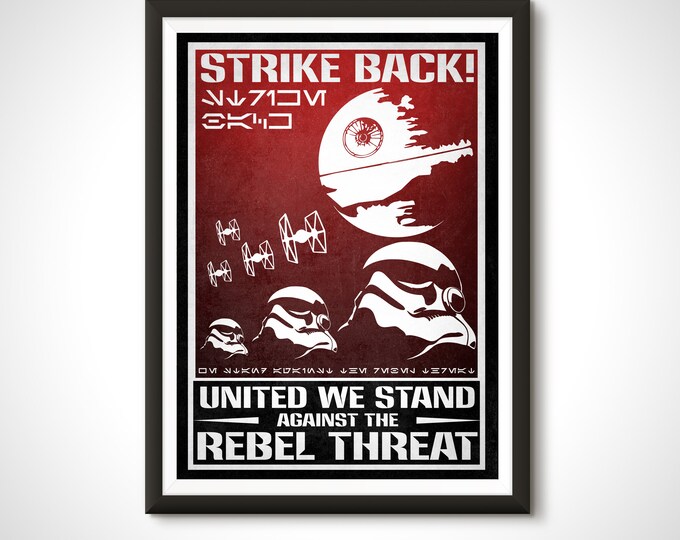 Star Wars - Propaganda Style Stormtrooper Art Print and Sticker ...
