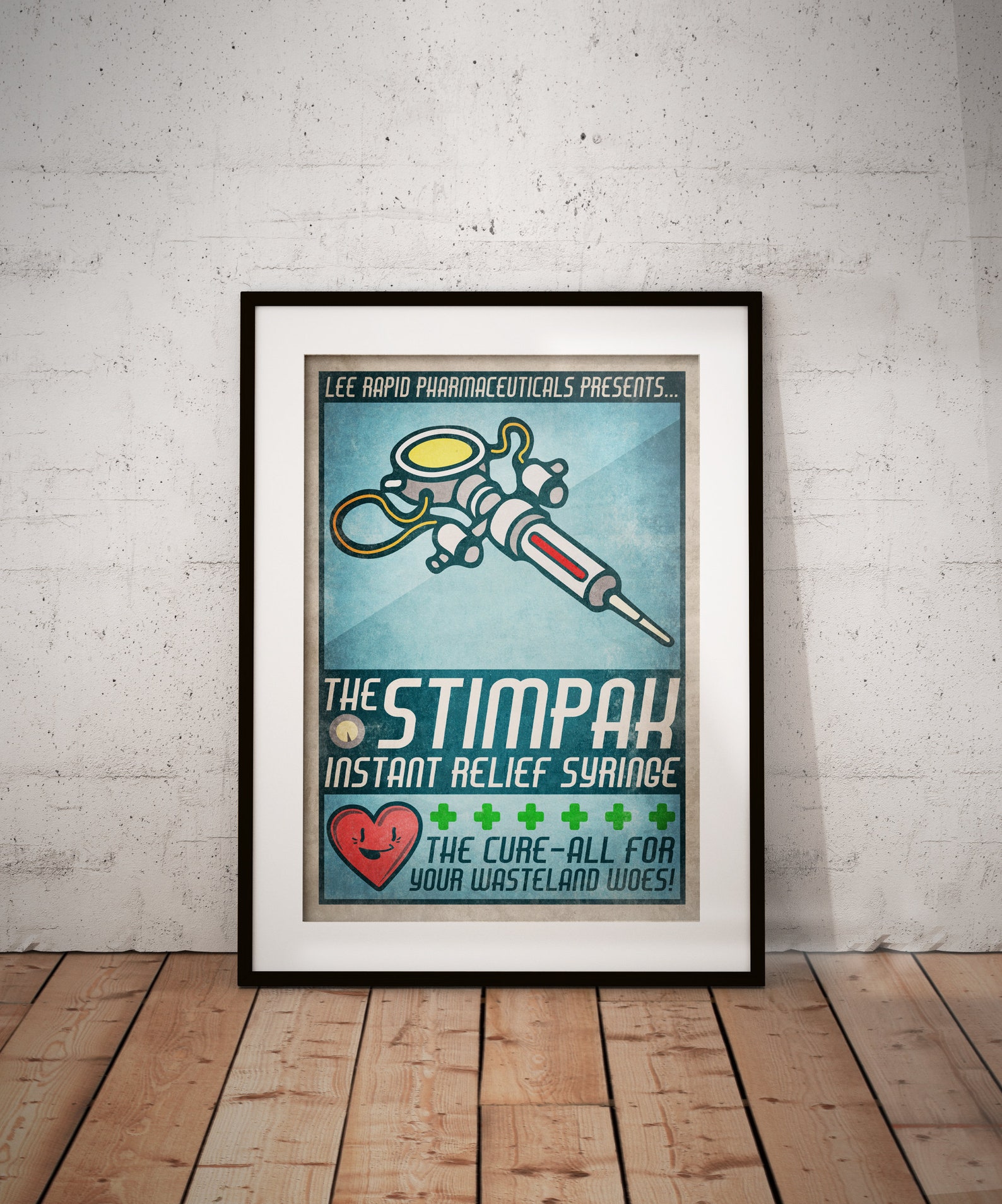 Fallout Stimpak Health Advertisement Video Game Poster Print - Etsy UK