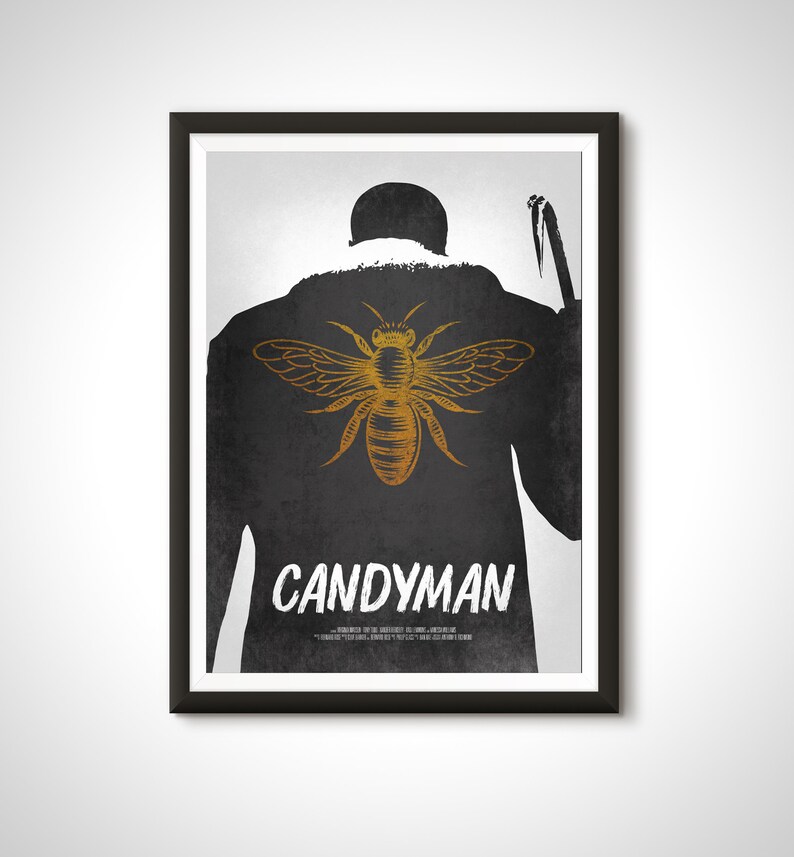 Candyman Minimalist Print Movie Poster Home Decor Wall Art - Etsy