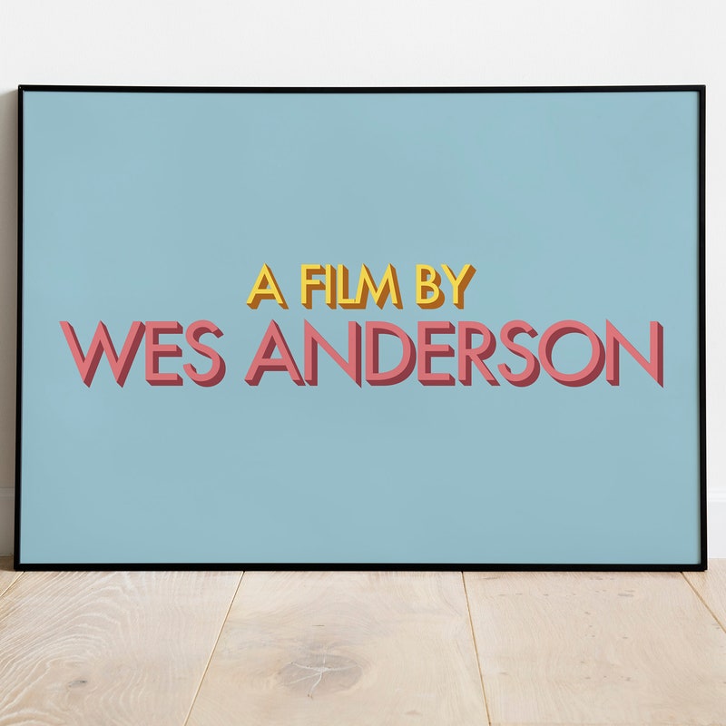 Wes Anderson - Etsy UK