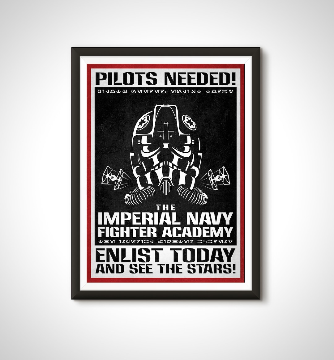 Star Wars Movie Poster Galactic Empire Propaganda Imperial Navy ...