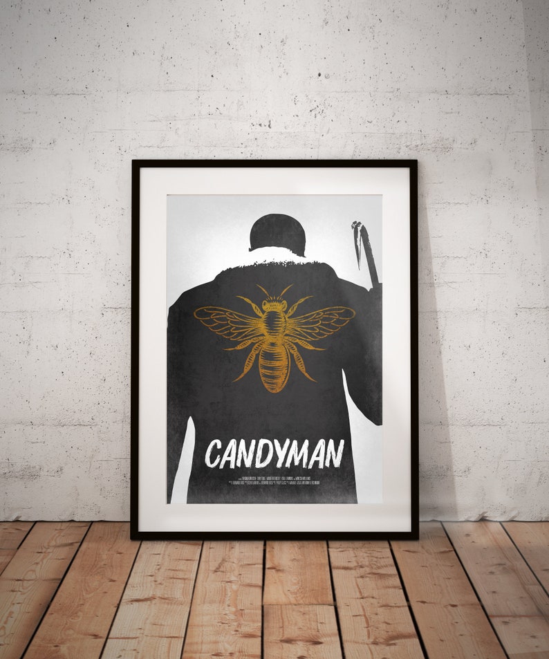 Candyman Minimalist Print Movie Poster Home Decor Wall Art - Etsy