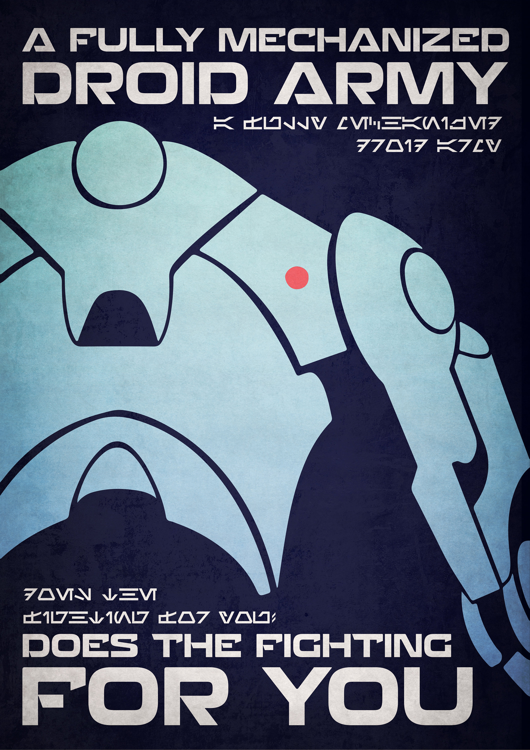 Star Wars Separatist Propaganda Droid Army Movie Poster Print - Etsy
