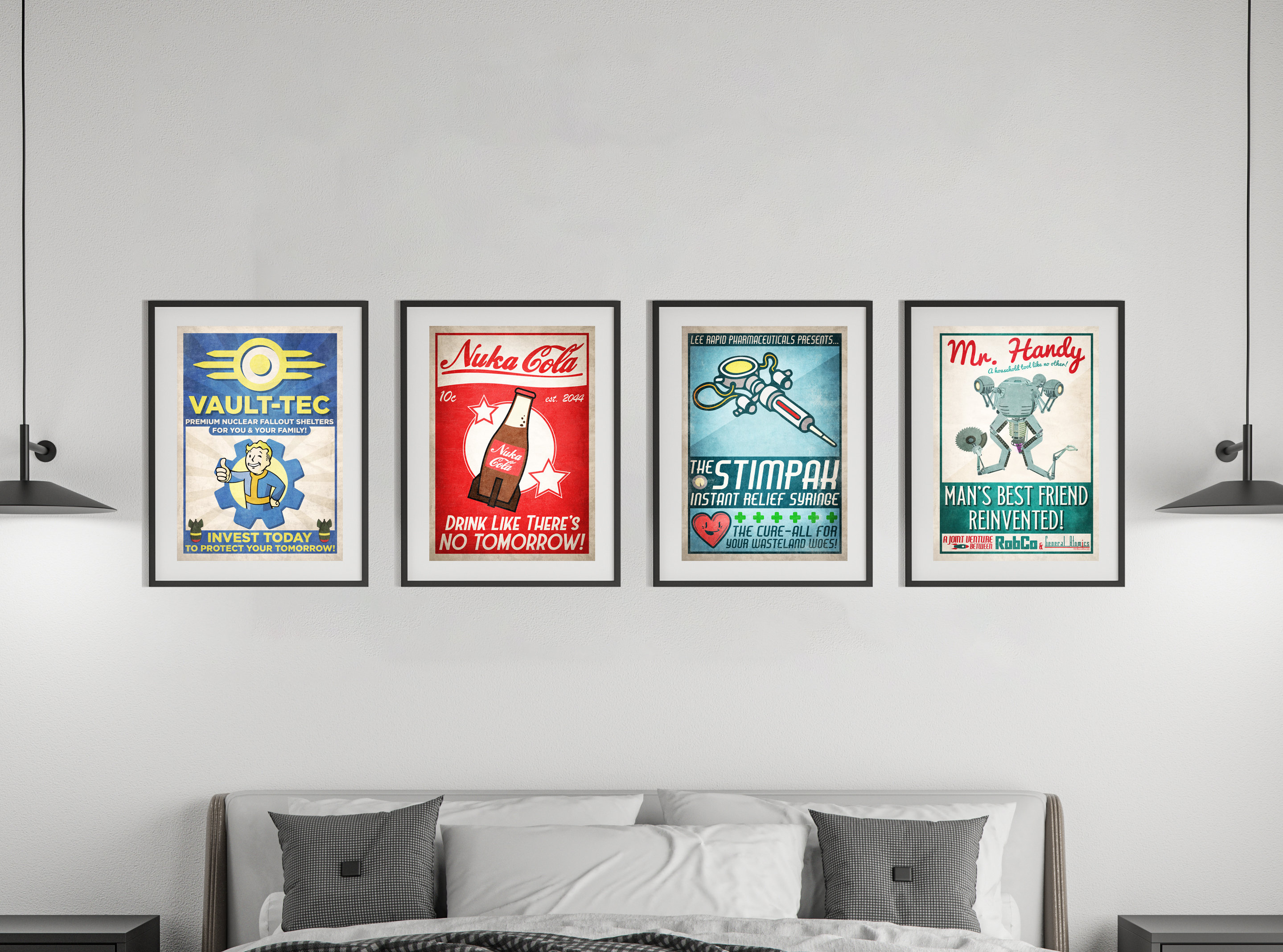 Fallout Game Poster Vault Tec Vault Boy Advert Gaming Print - Etsy Canada