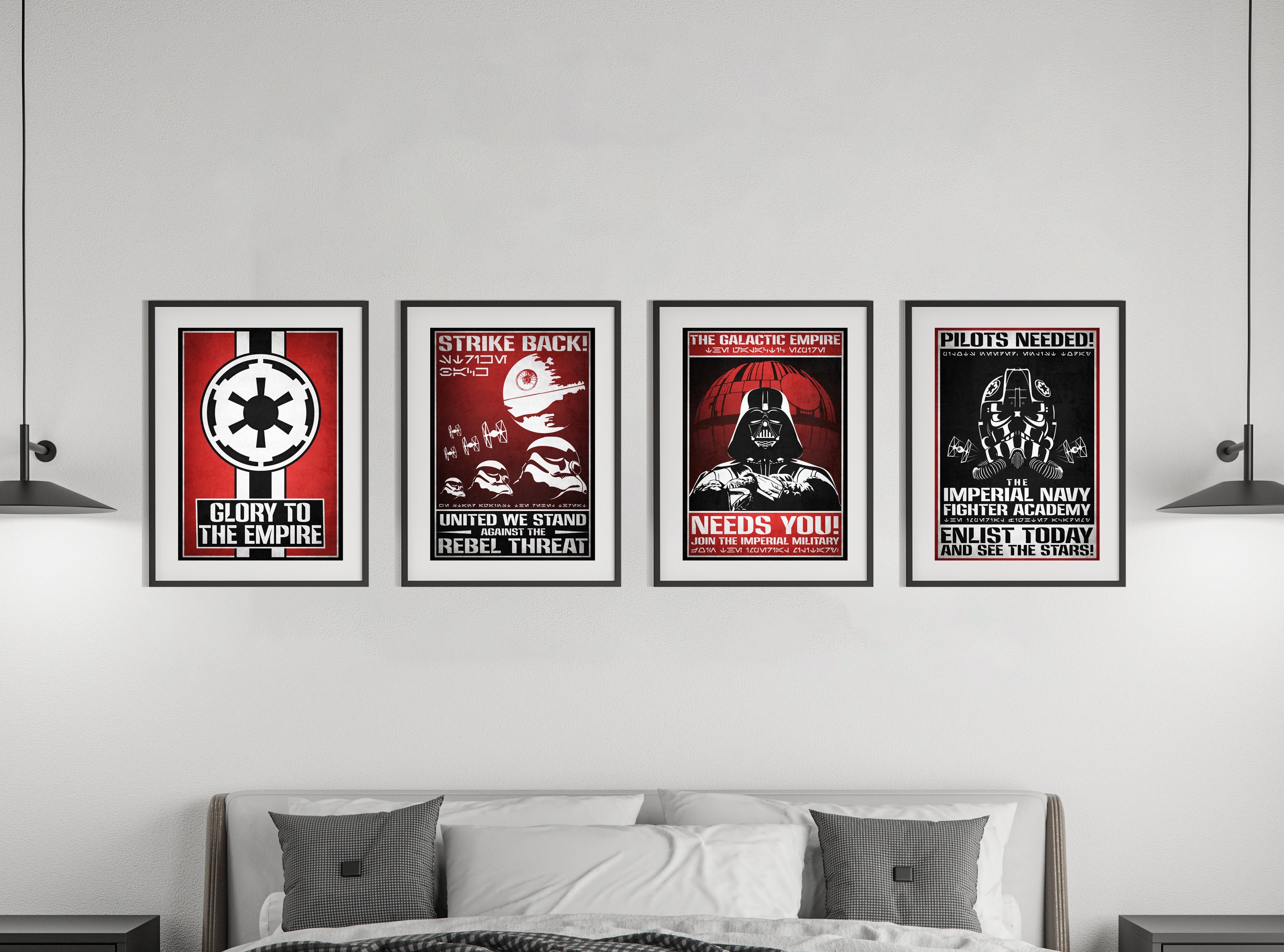 Star Wars Movie Poster Galactic Empire Propaganda Stormtrooper - Etsy