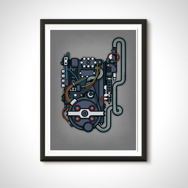 Ghostbusters Proton Pack Art - Etsy