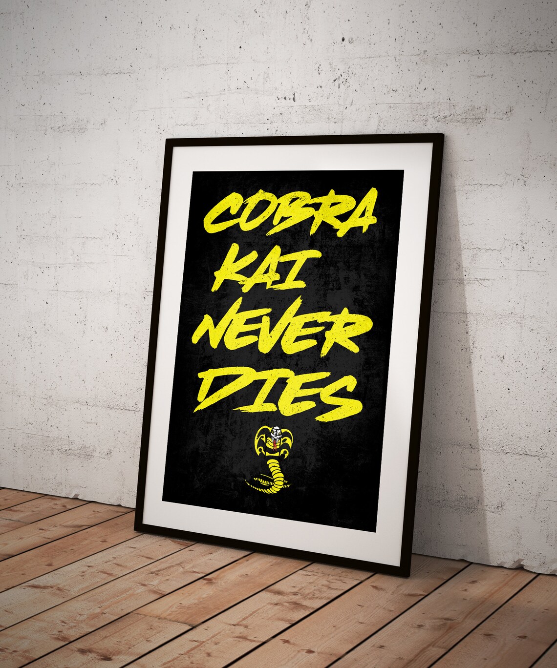Karate Kid Cobra Kai Motto Movie Poster Print Home Decor - Etsy