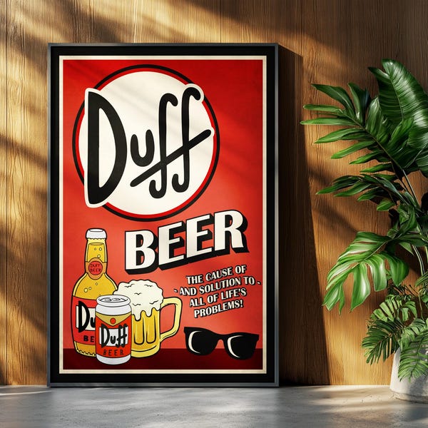 Simpsons Poster - Etsy UK