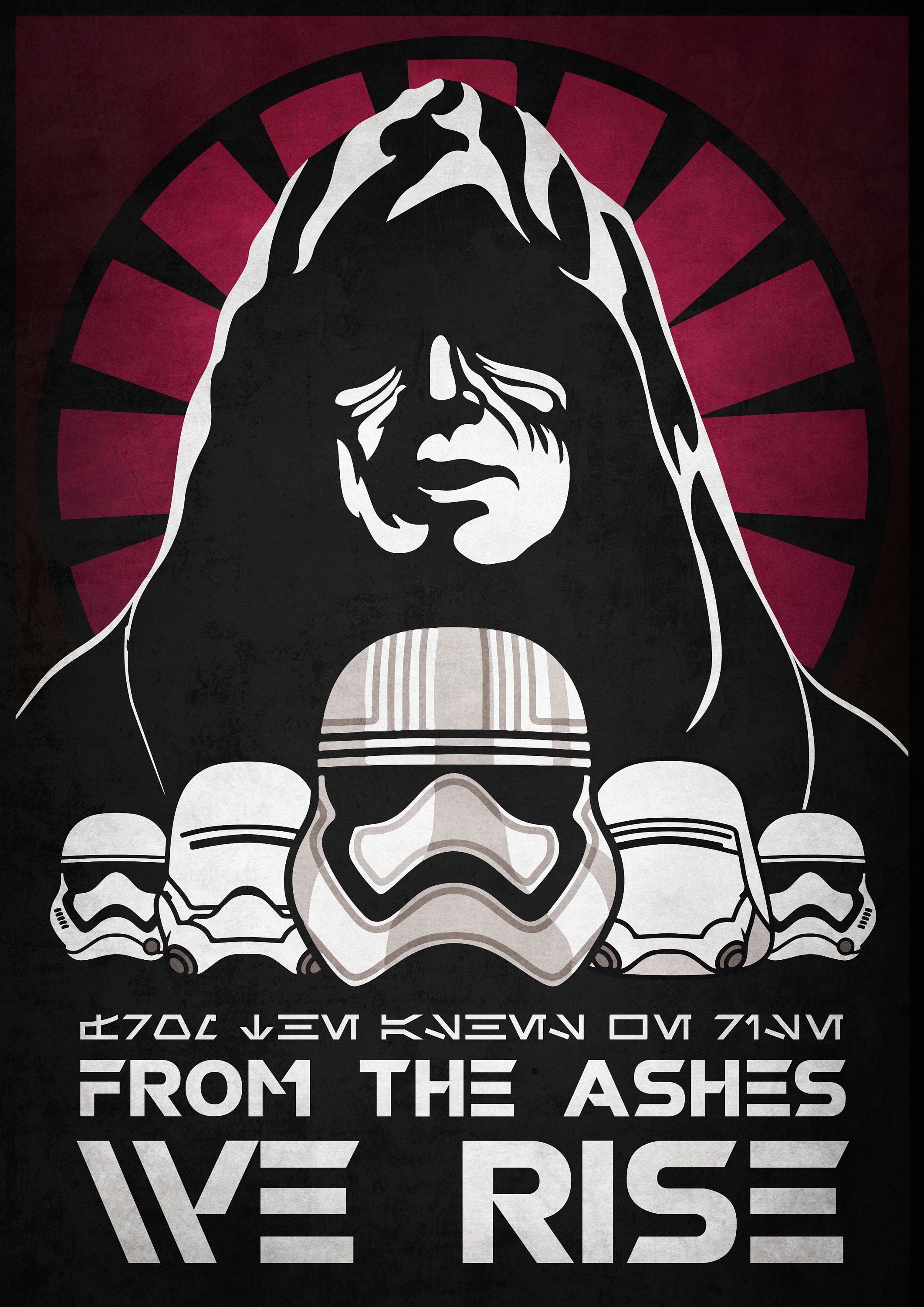 Star Wars First Order Propaganda From the Ashes Movie Poster - Etsy