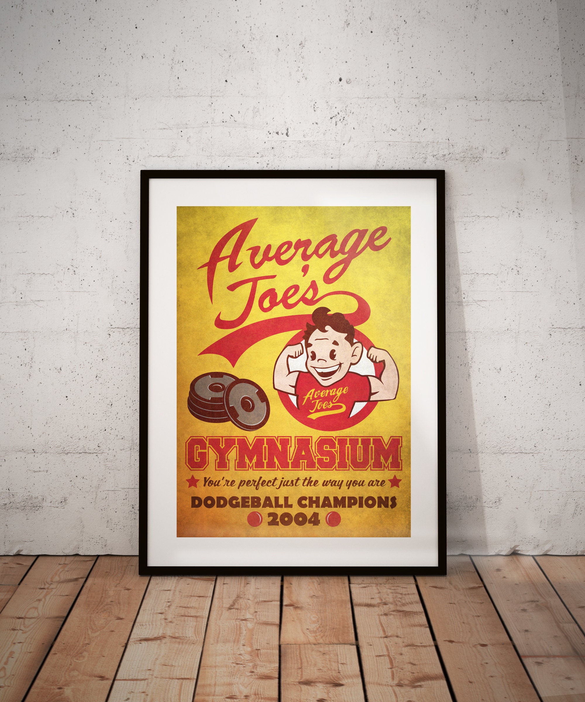 Dodgeball Movie Poster Average Joe's Gym Print Home - Etsy