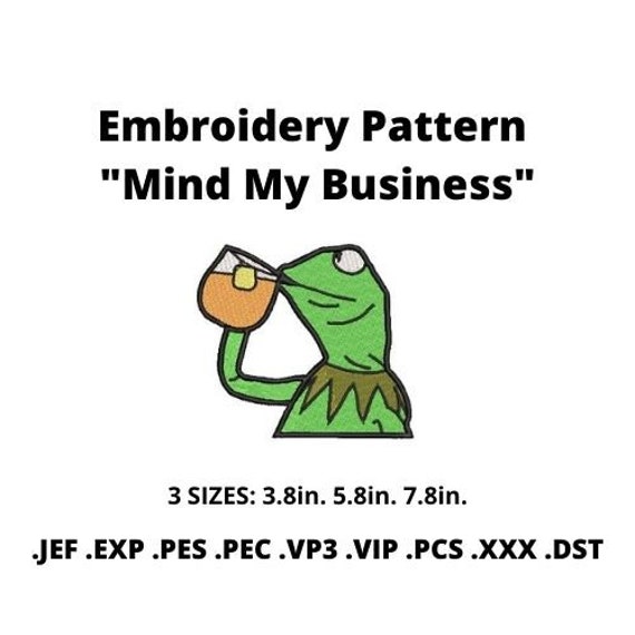 Embroidery File Meme Inspired Embroidery Instant Download - Etsy
