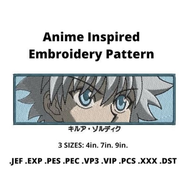 Anime Embroidery Keychain - Etsy