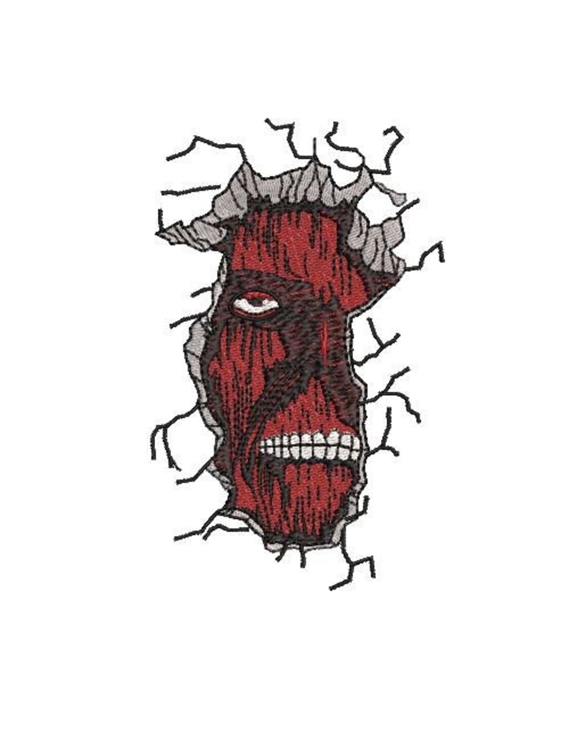 Embroidery File | Anime Inspired Embroidery | Instant Download ...