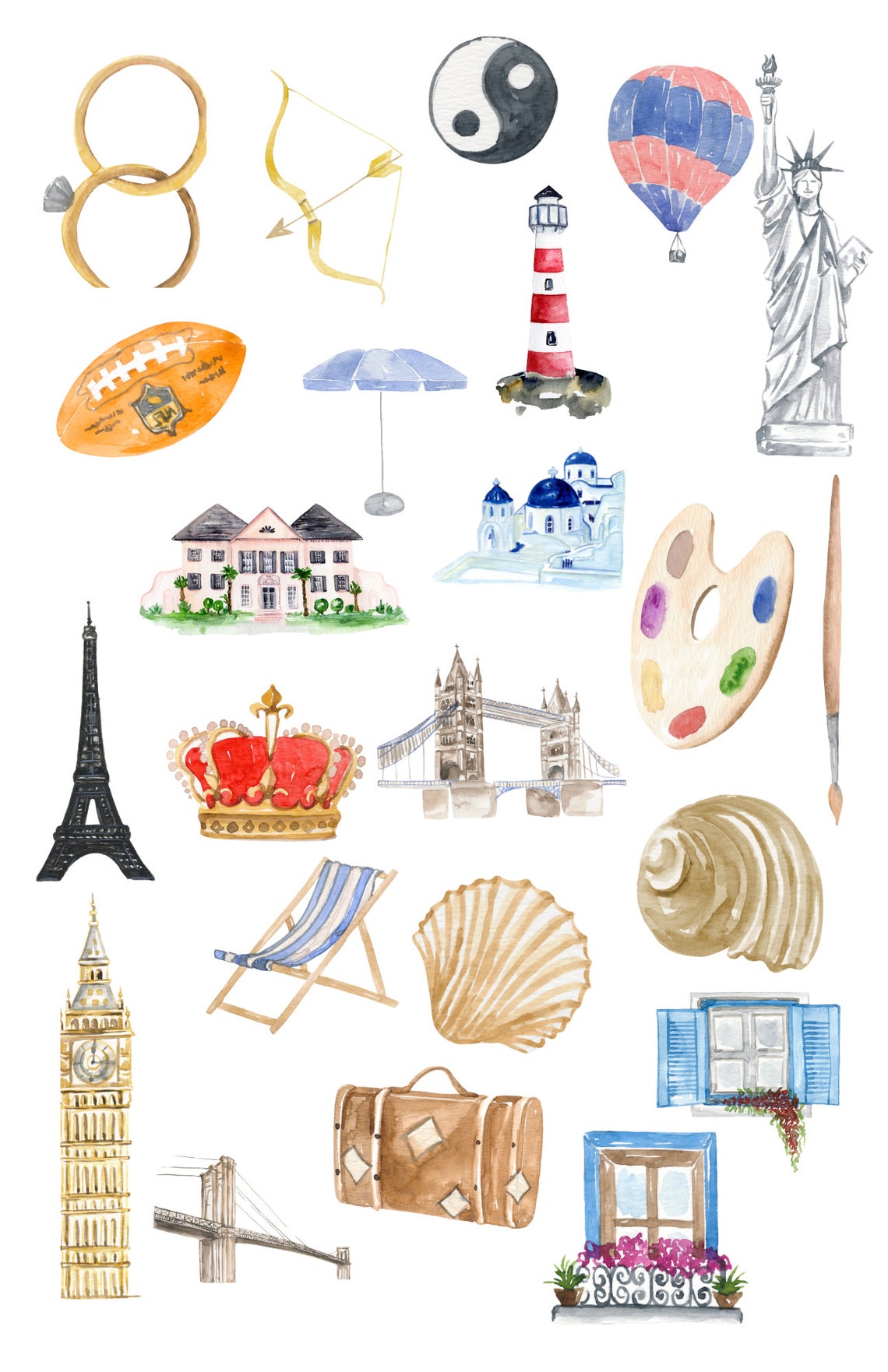 Blank Paper Templates | Watercolor Florals | Editable Digital Download ...