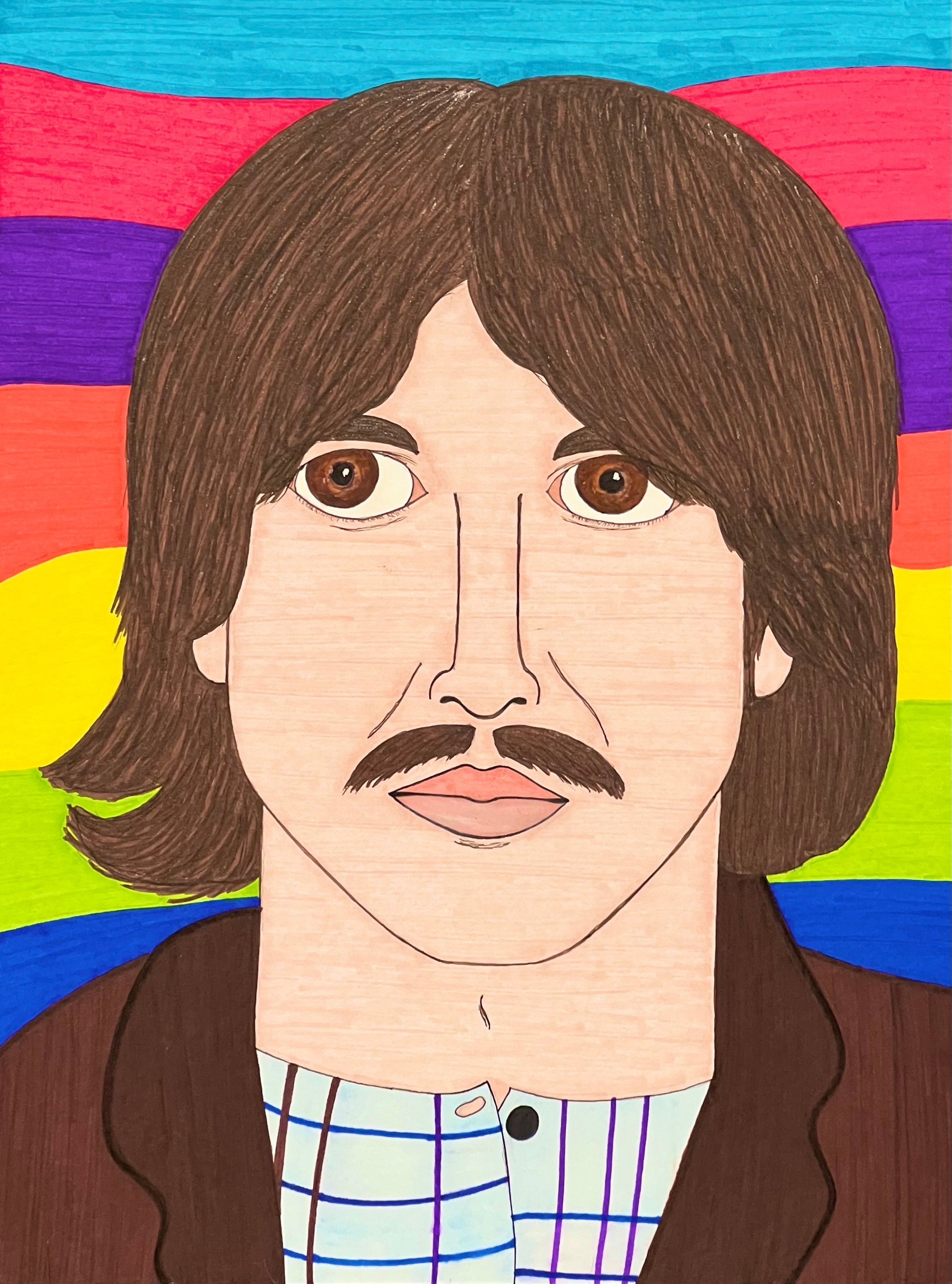 George Harrison in Colors - Etsy