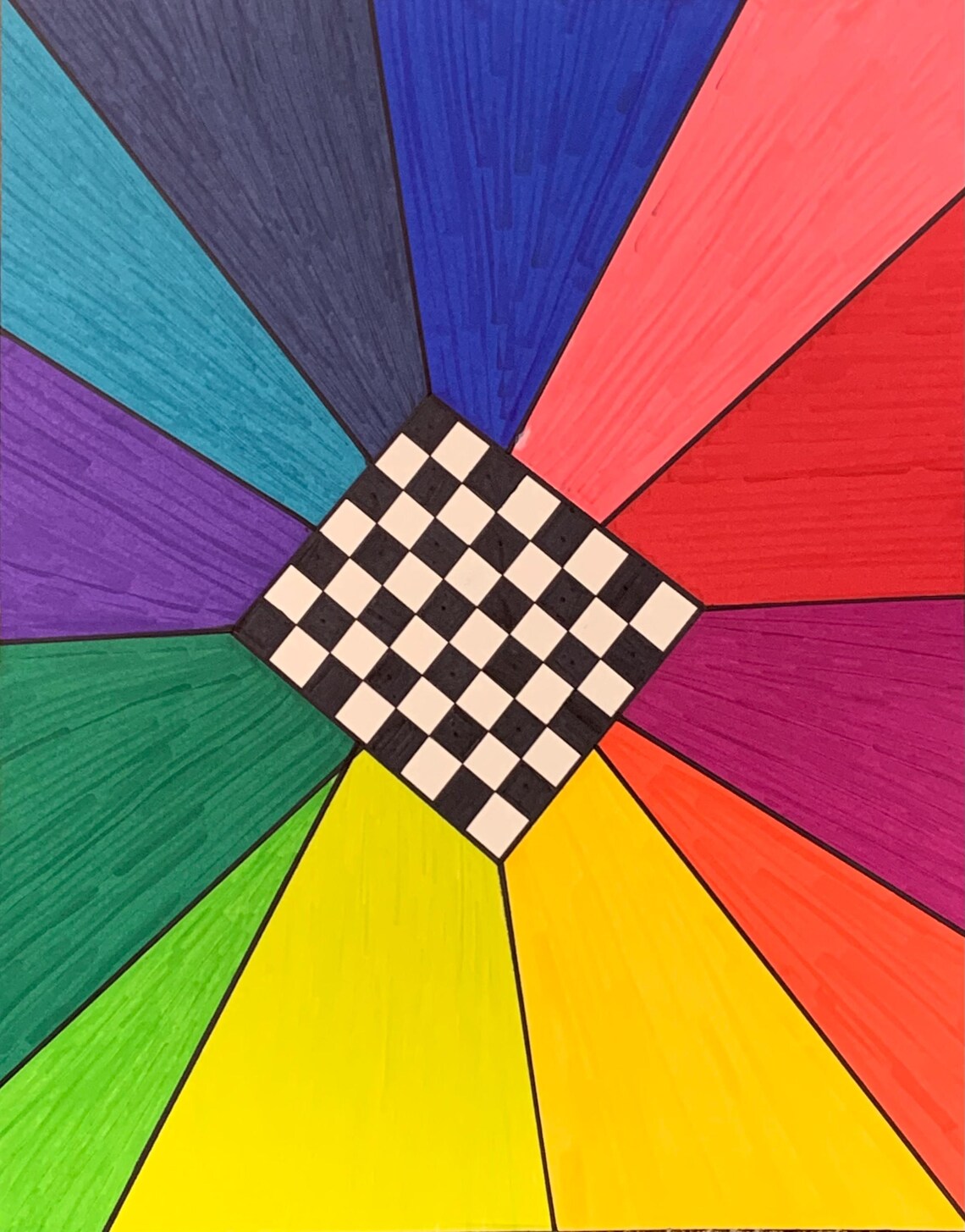 Checkers and Colors - Etsy