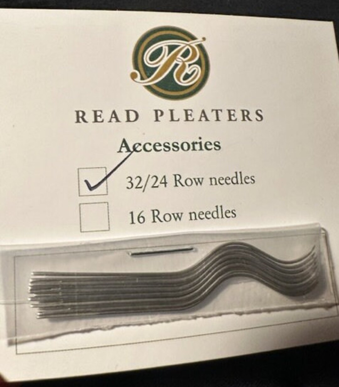 32/24 Row Read Pleater Needles - Etsy