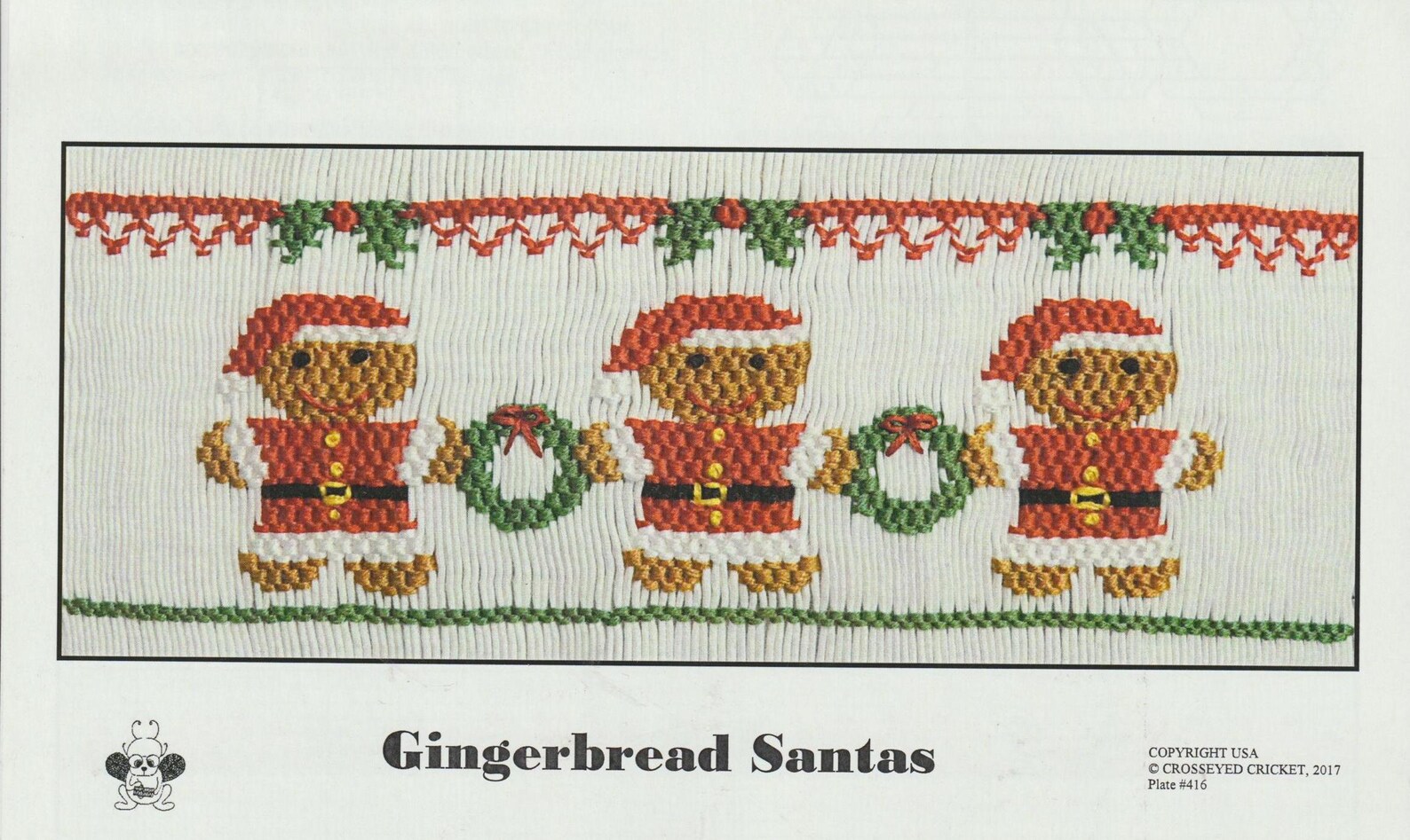 Christmas Smocking Plates by Crosseyed Cricket - 5 Designs - Etsy