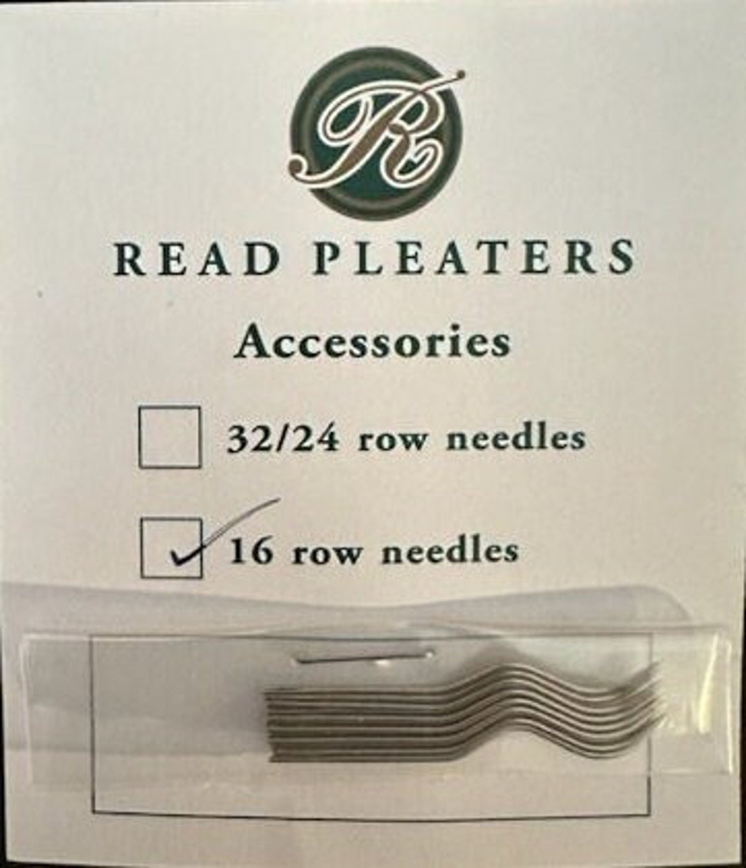 16 Row Read Pleater Needles - Etsy