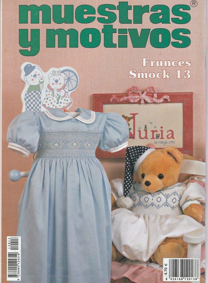 Muestras Y Motivos: Frunces Smock 13 - Spanish Smocking Magazine - Etsy