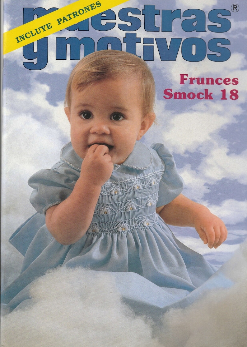 Muestras Y Motivos: Frunces Smock 18 - Spanish Smocking Magazine - Etsy