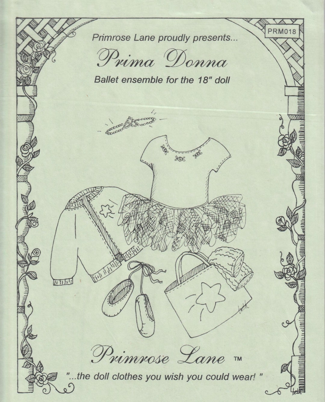 Prima Donna - 18" Doll Ballet Ensemble - Etsy