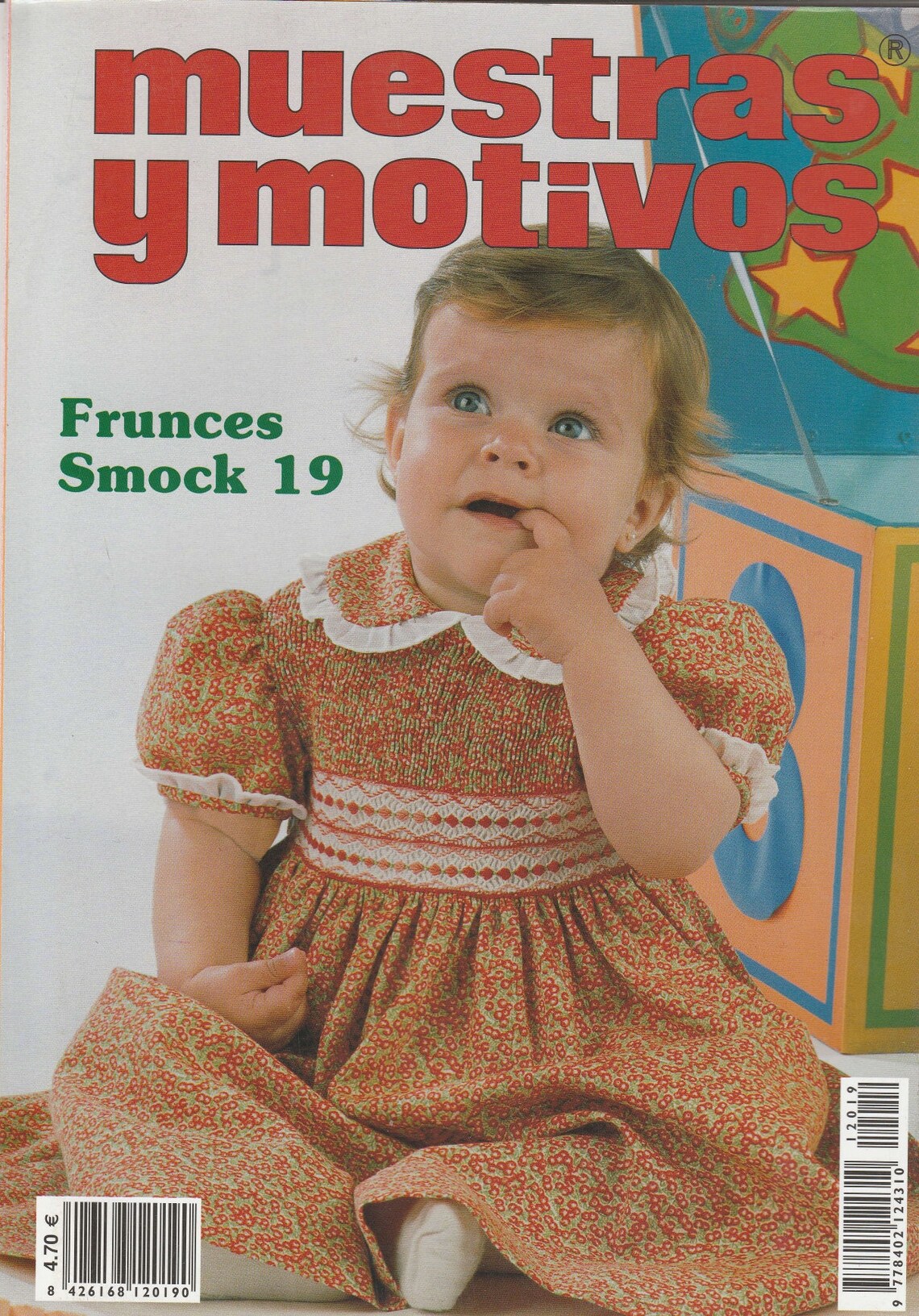 Muestras Y Motivos: Frunces Smock 19 -spanish Smocking Magazine - Etsy