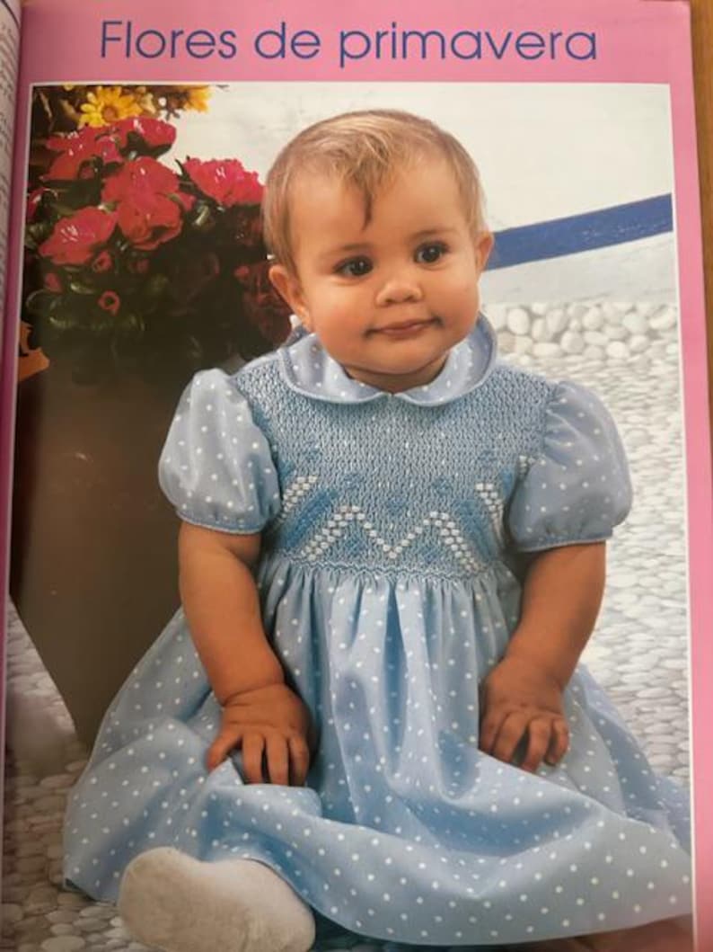 Muestras Y Motivos: Frunces Smock 19 -spanish Smocking Magazine - Etsy