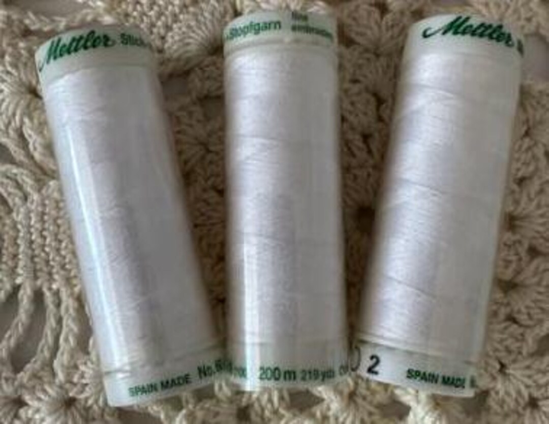 Mettler 100% Cotton Fine Sewing Thread - 200 M - Etsy