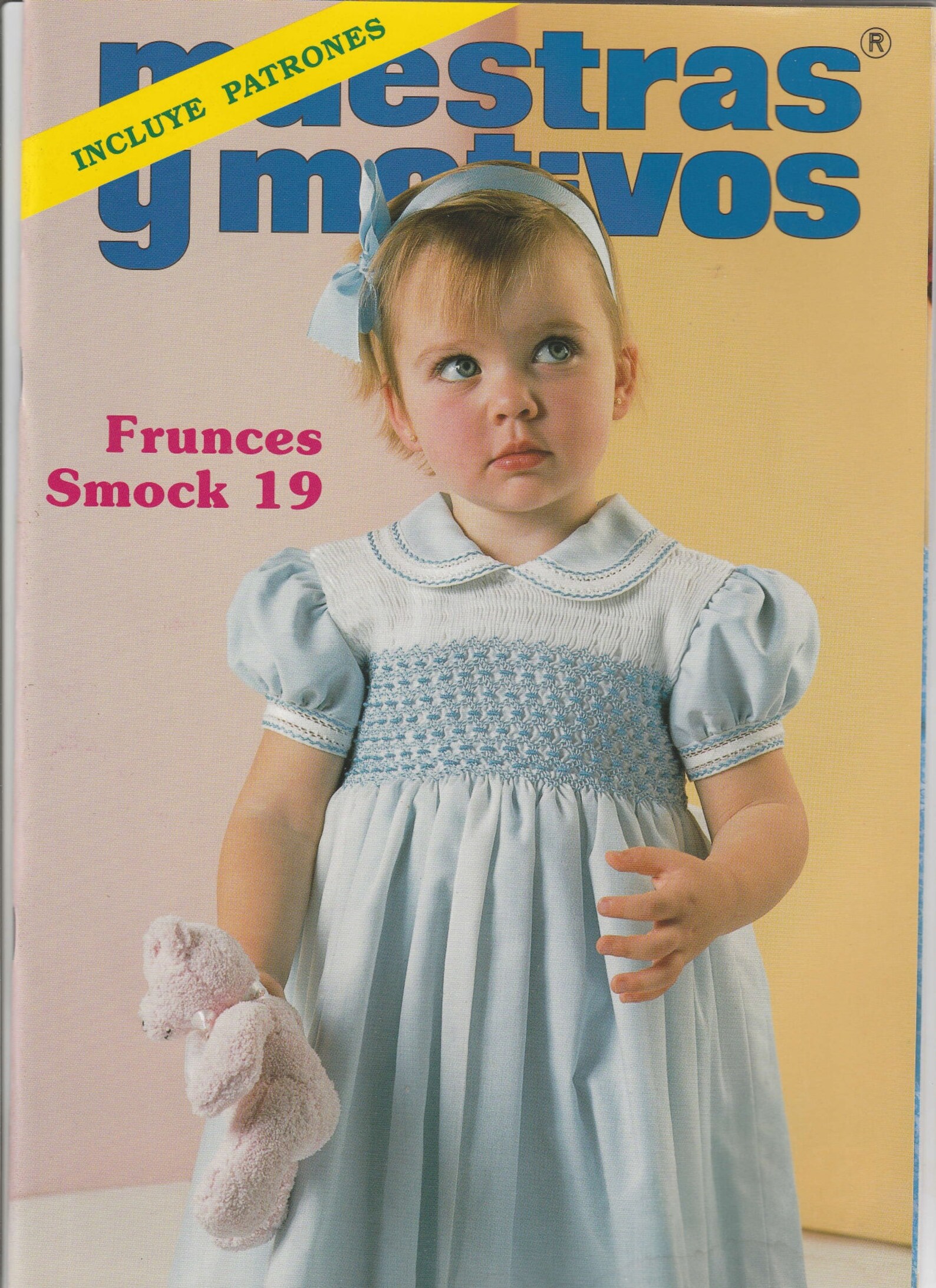 Muestras Y Motivos: Frunces Smock 19 -spanish Smocking Magazine - Etsy