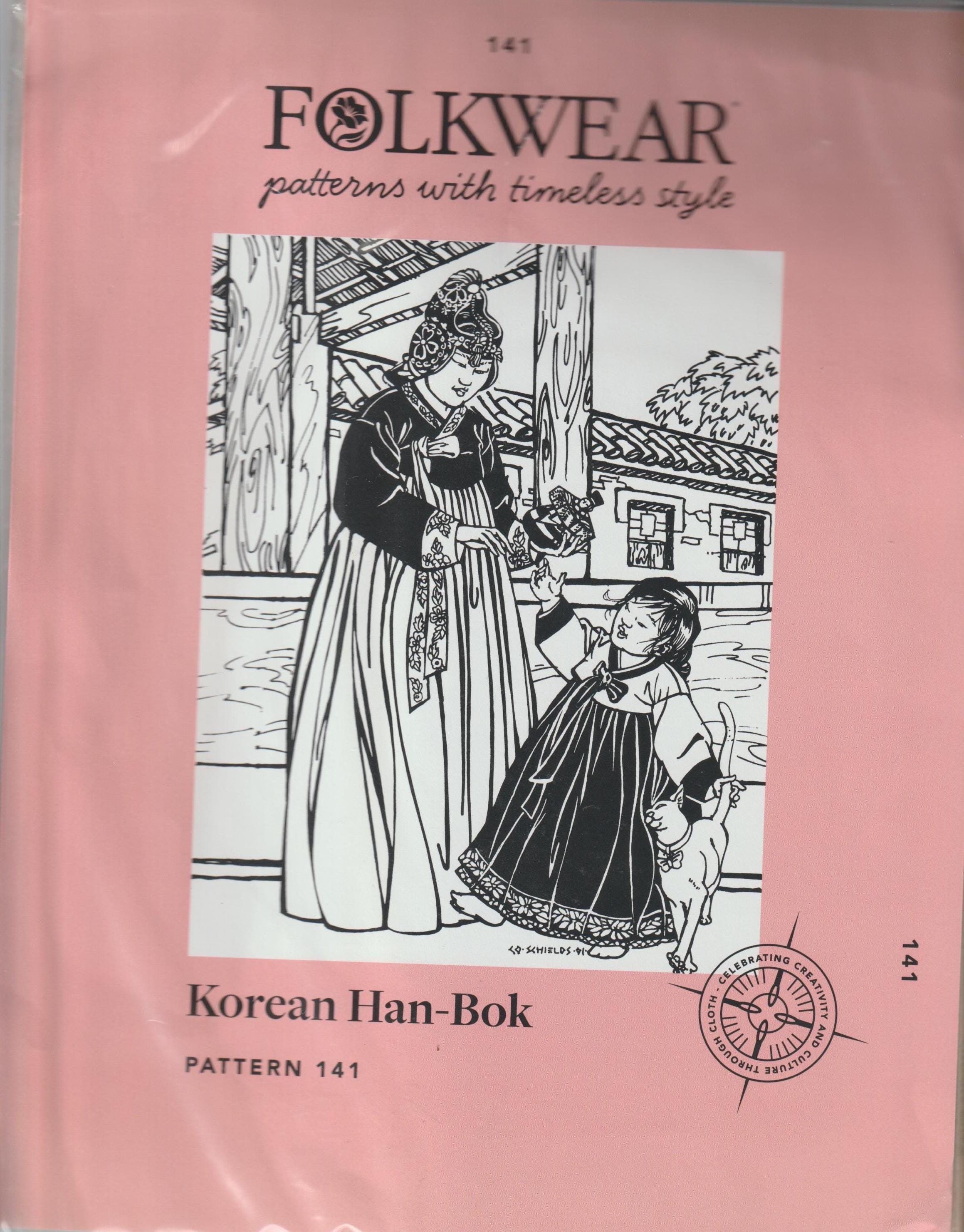 Korean Han-bok - Chogori Short Jacket and Chima Full Dress - Sewing ...