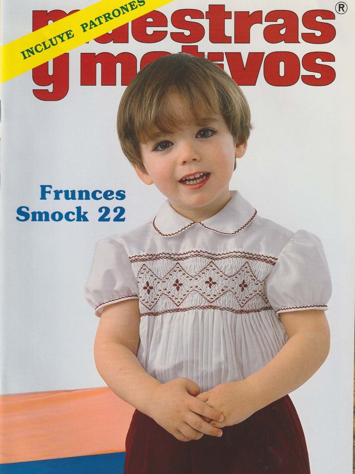 Muestras Y Motivos: Frunces Smock 22 - Spanish Smocking Magazine - Etsy